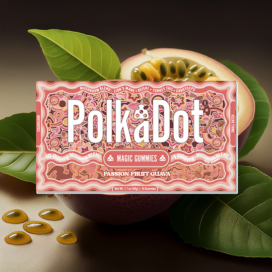 Passion Fruit Guava Gummies – PolkaPuff